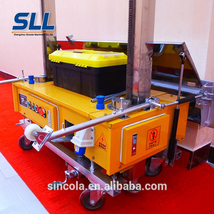 Automatic cement rendering machine for wall - Dry Mortar mixer and ...